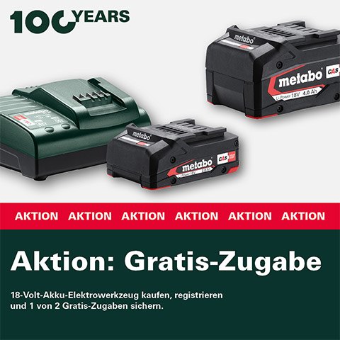 Metabo - Aktion Gratis Zugabe | electronic4you