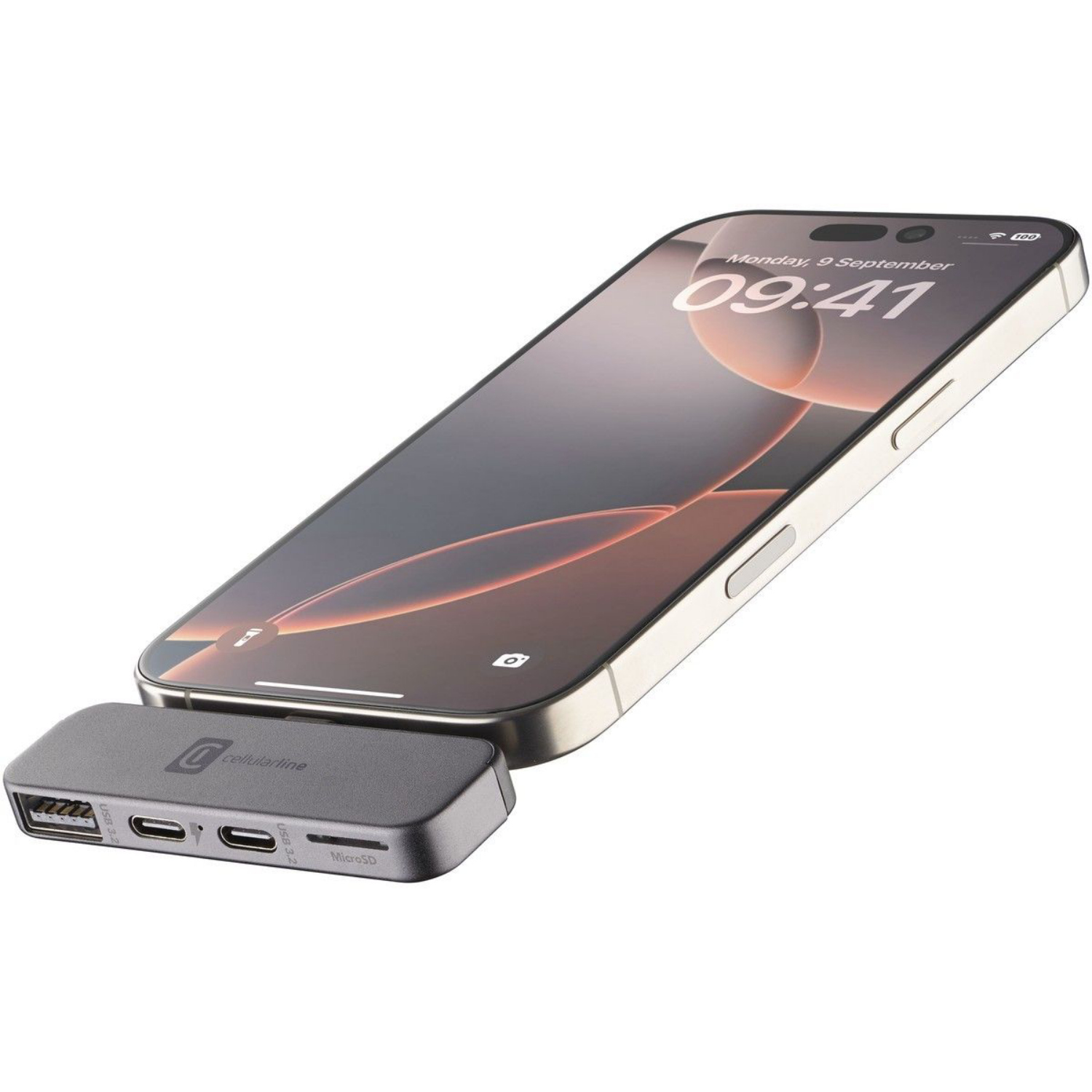 Cellularline Smartphone Hub schwarz | electronic4you