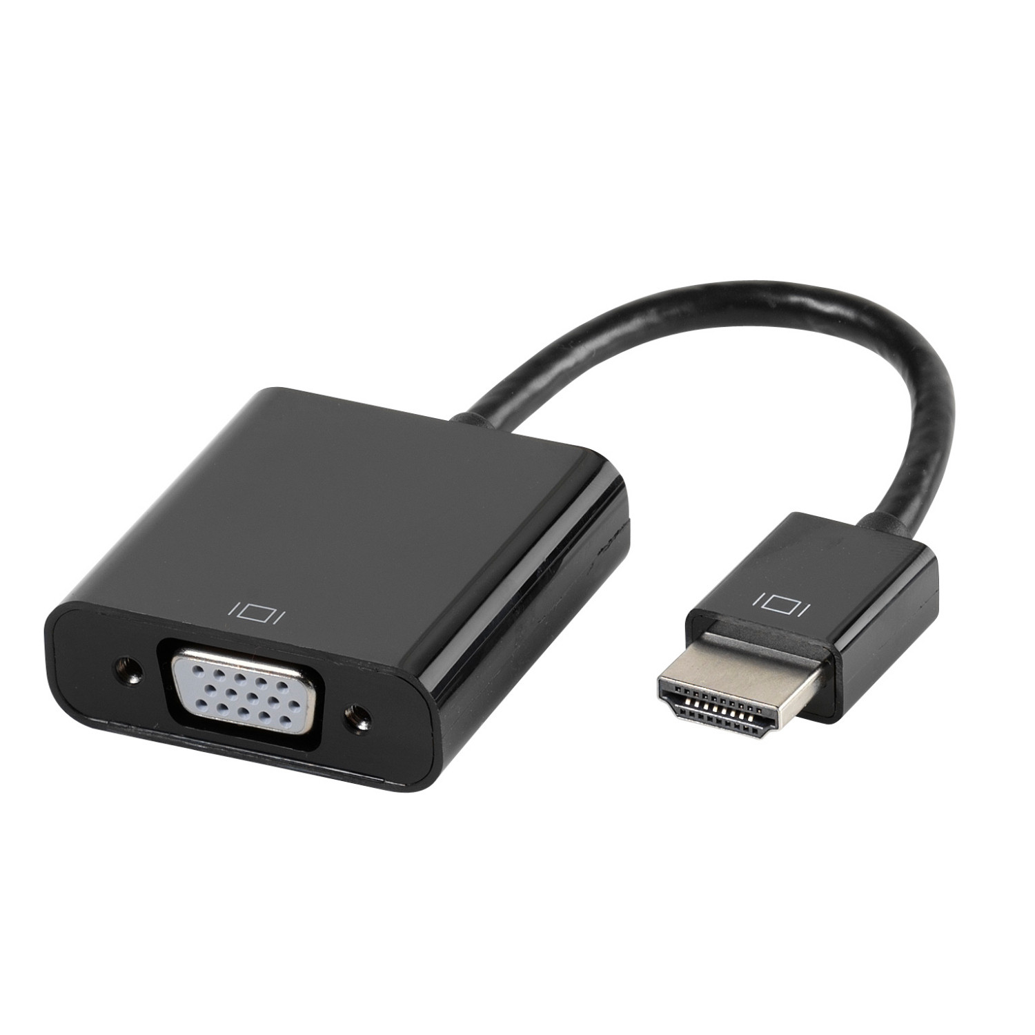 Vivanco HDMI - VGA-Adapter schwarz | electronic4you