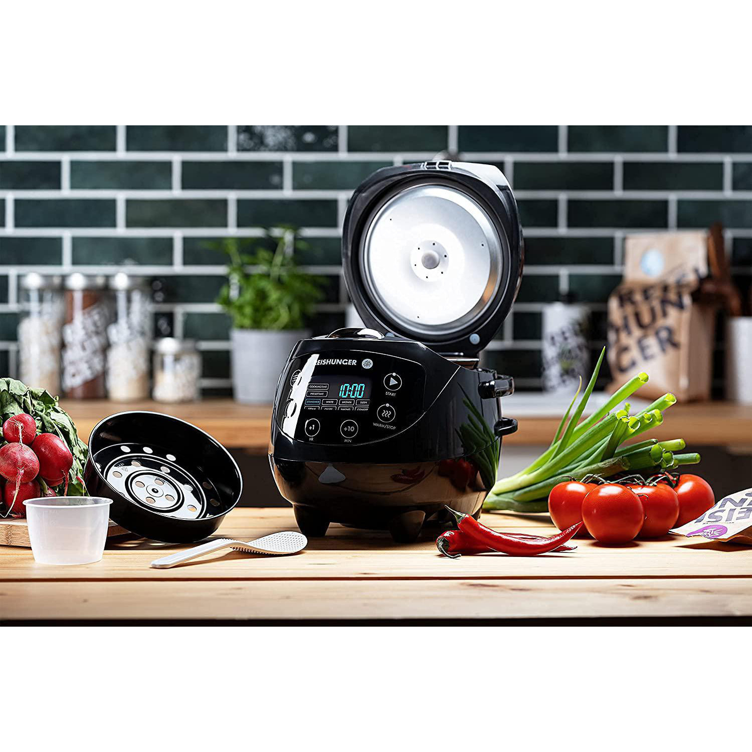 Reishunger Digitaler Mini Reiskocher | electronic4you