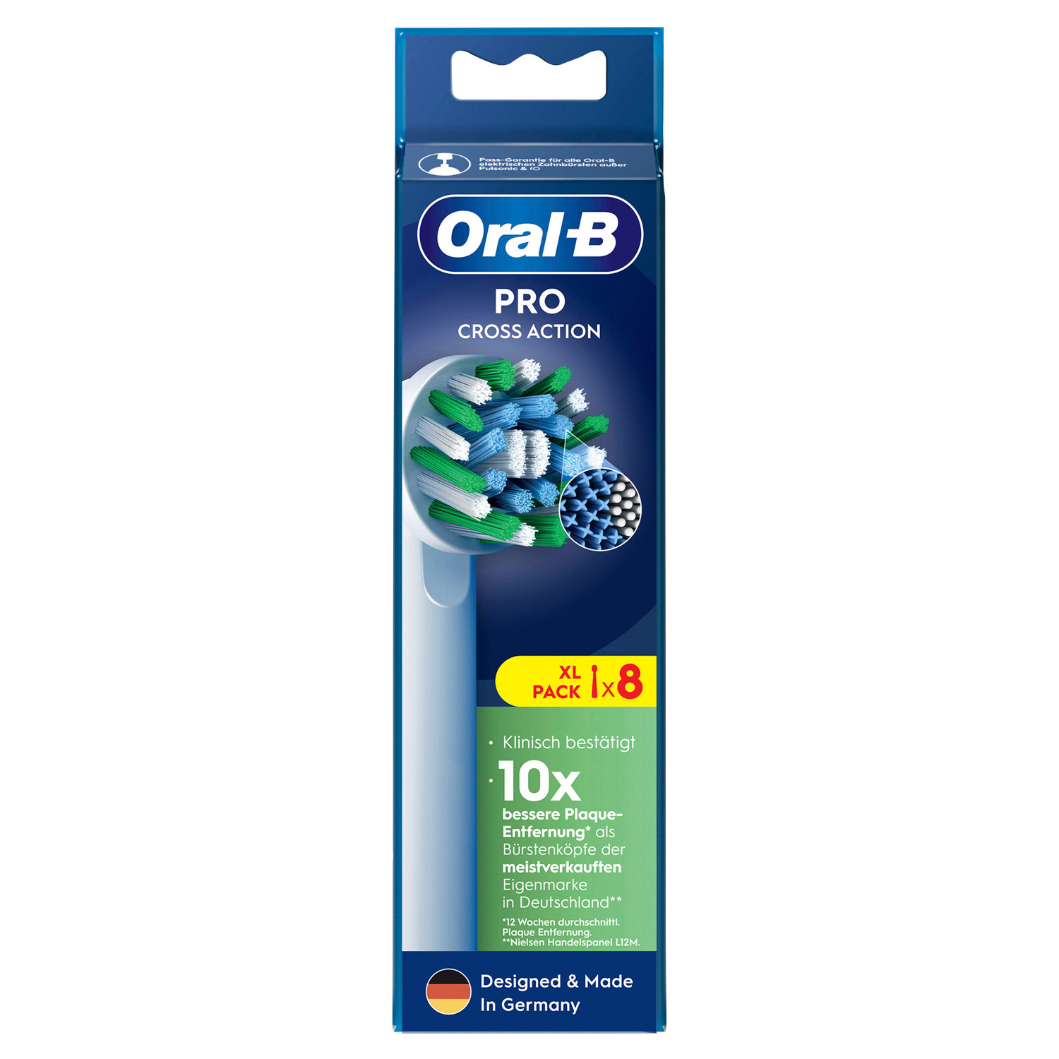 Oral-B Aufsteckbürsten Pro CrossAction 8 | electronic4you