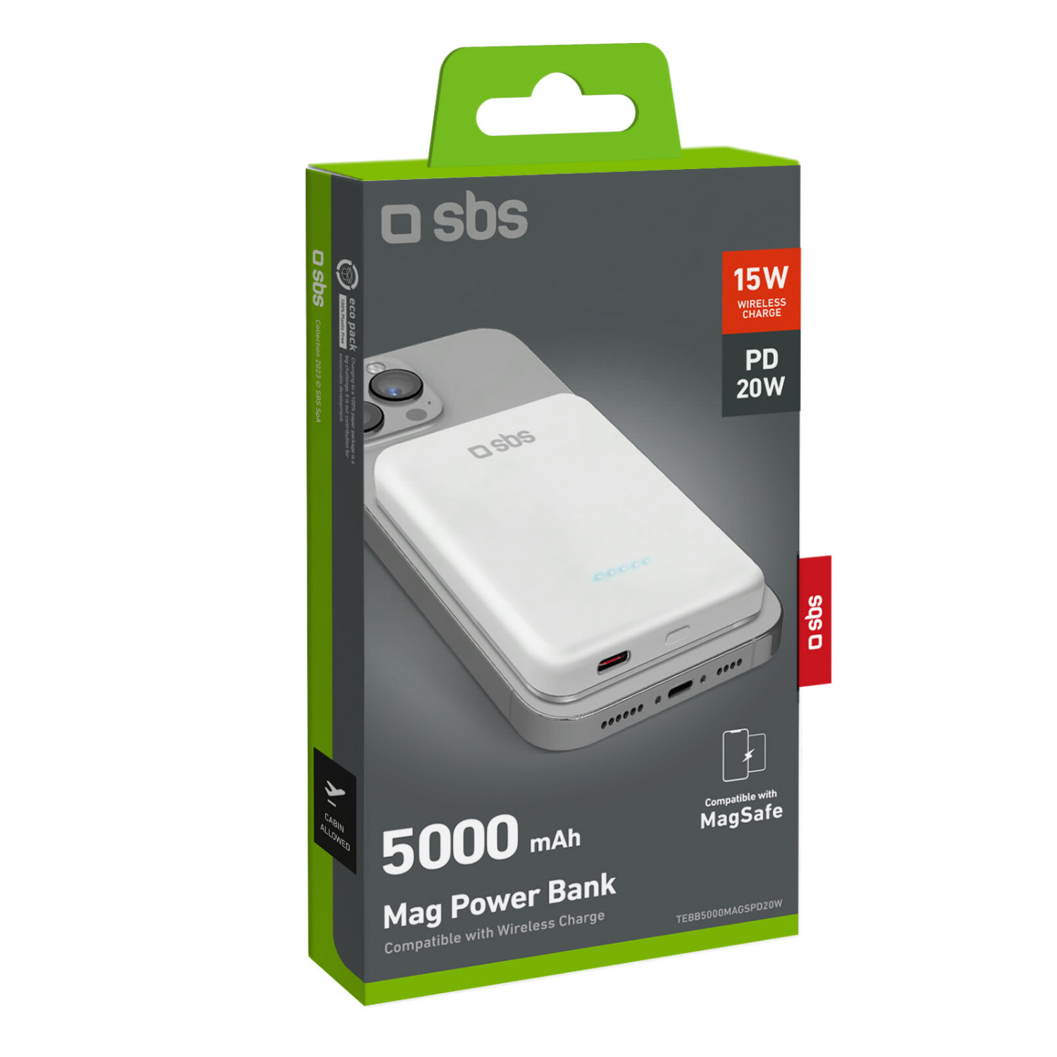 SBS Mag Power Bank 5000 mAh | electronic4you
