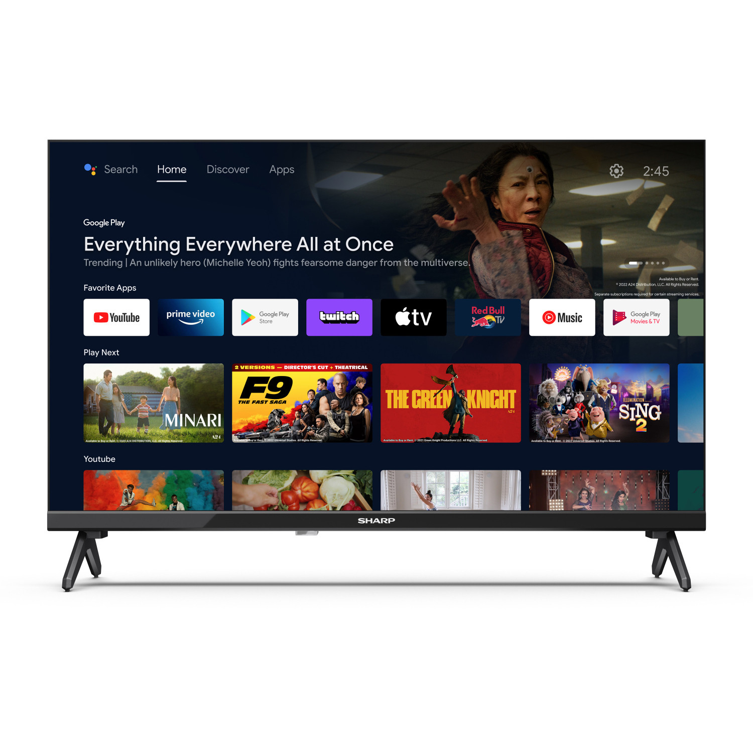 Sharp 24FH7EA HD ready Android TV | electronic4you