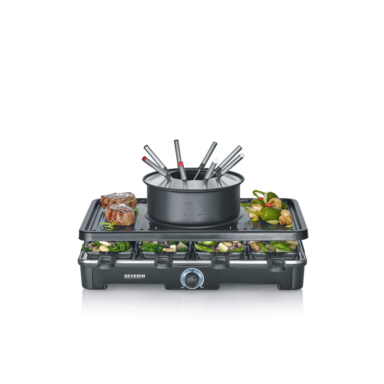 Severin RG 2347 Raclette / Fondue | electronic4you