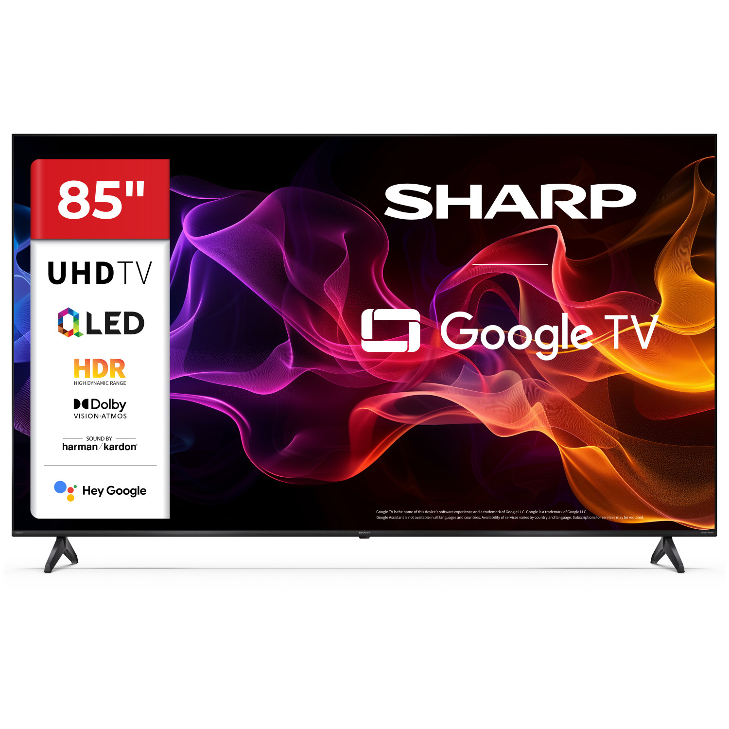 Sharp 85HP5465E 4K UHD QLED Google TV | electronic4you