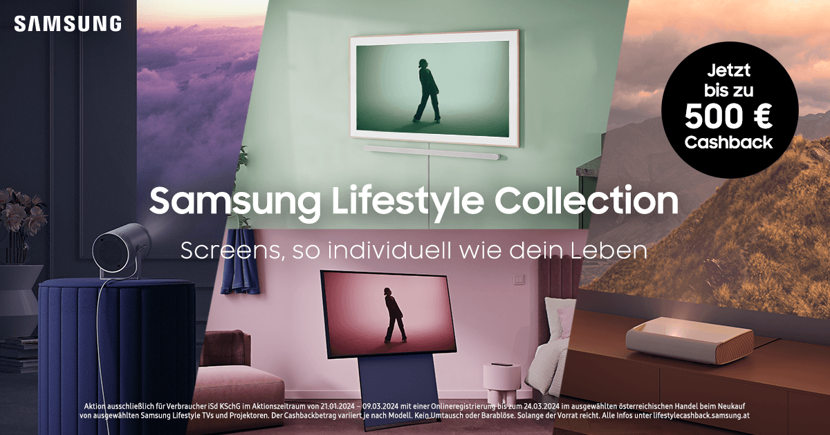 Samsung Lifestyle TV Cashback | electronic4you