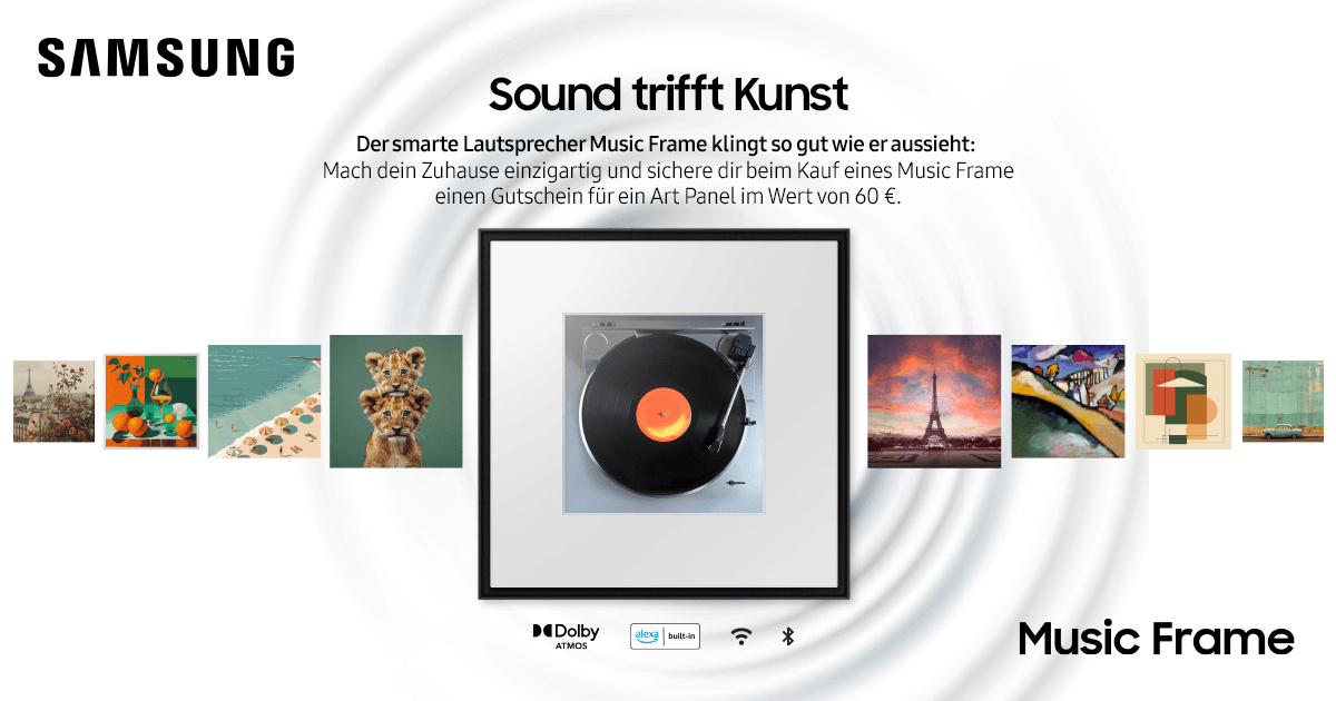 Samsung Music Frame - Sound trifft Kunst | electronic4you