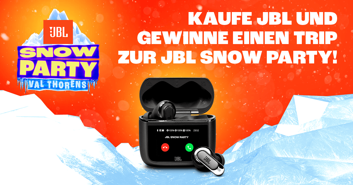 Komm mit auf die JBL Snow Party | electronic4you